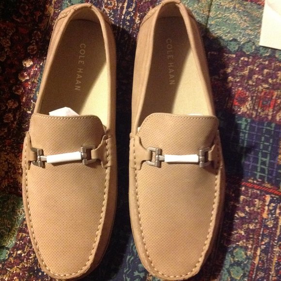 Cole Haan | Shoes | Cole Haan Mens Wyatt Beige Nubuck Bit ...